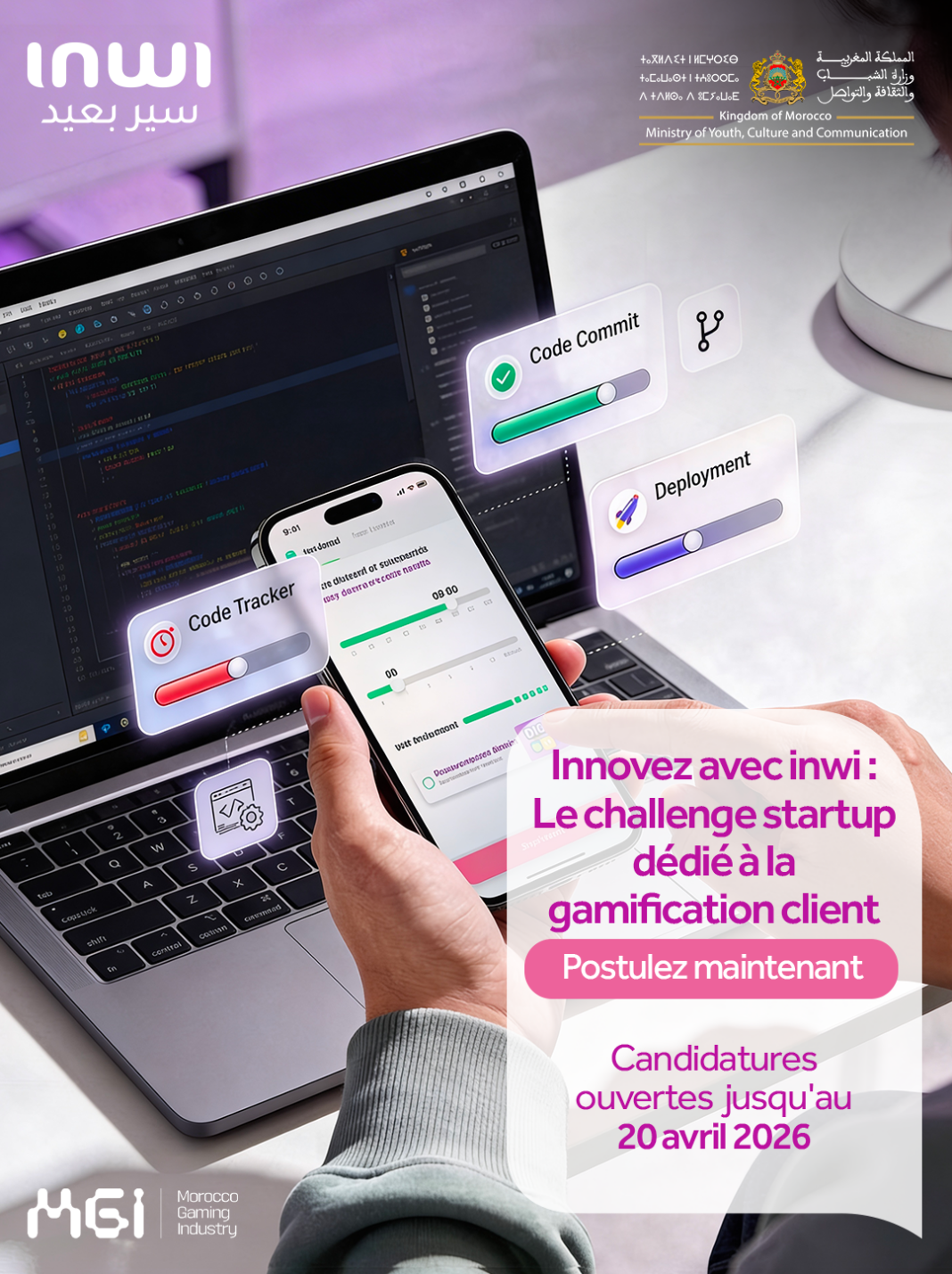 inwi Startup Challenge Morocco Gaming Expo 2026 win by inwi app ...